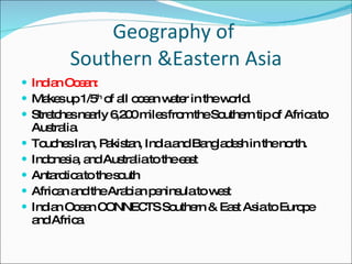 Geography Of Asia | PPT