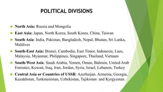Geography of Asia: An Introduction to Asian Regions by Muhammad Haroon ...
