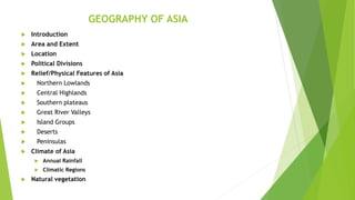 Geography of Asia: An Introduction to Asian Regions by Muhammad Haroon ...
