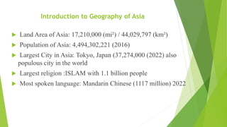 Geography of Asia: An Introduction to Asian Regions by Muhammad Haroon ...