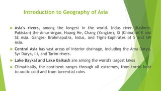 Geography of Asia: An Introduction to Asian Regions by Muhammad Haroon ...