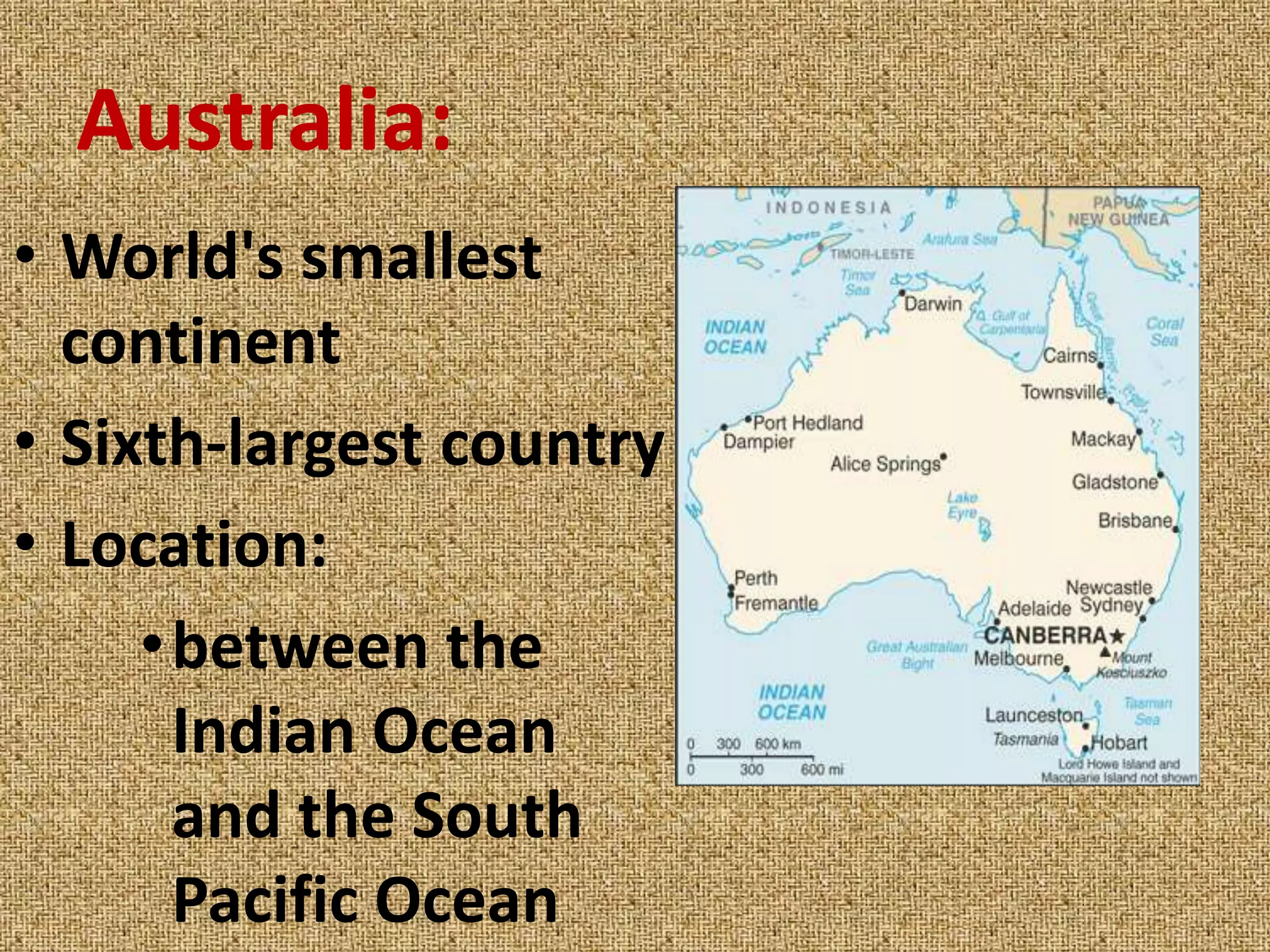 Geography of Australia | PPTX