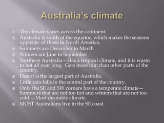 Geography of Australia.ppt
