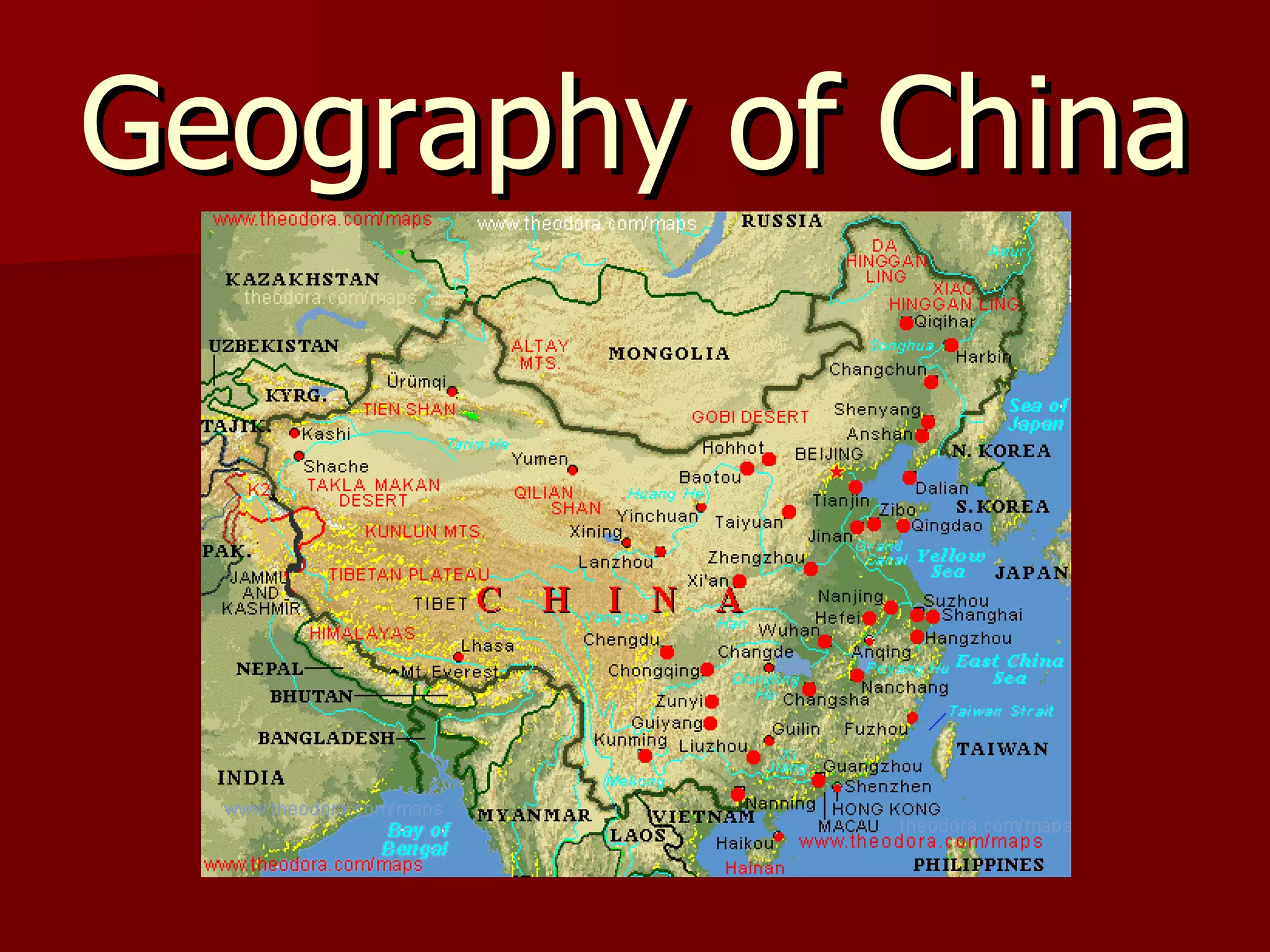 Geography Of China | PPT