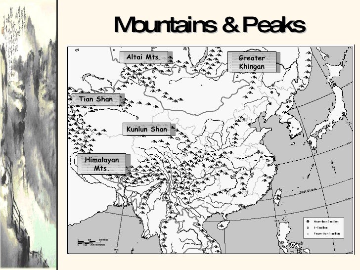 Lesser Hinggan Mountains Map
