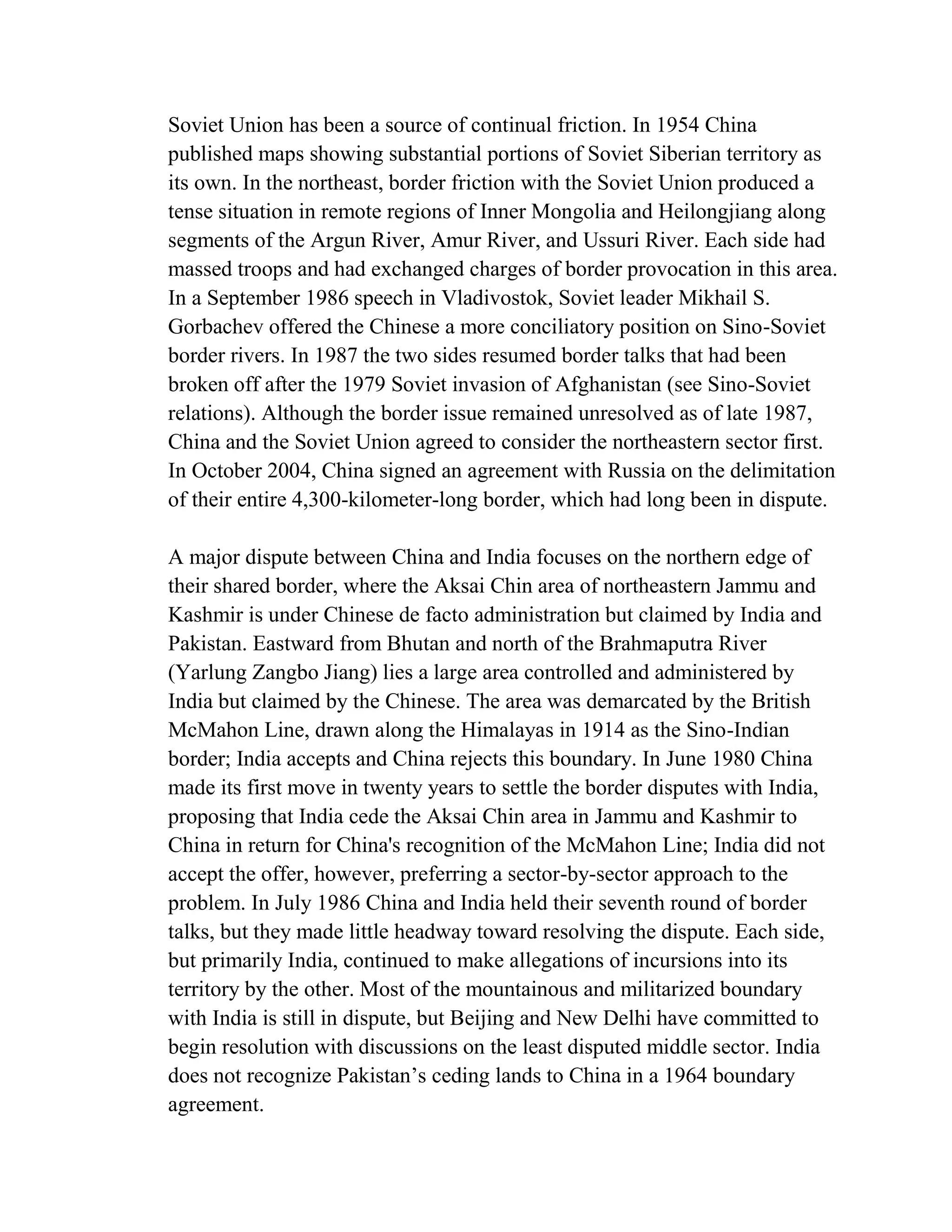 Geography of china | DOCX