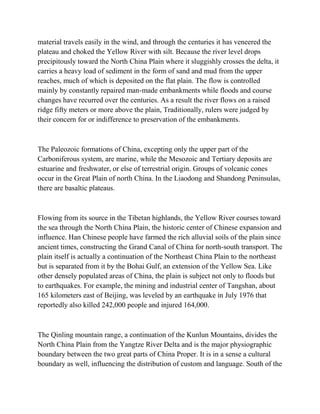 Geography of china | PDF