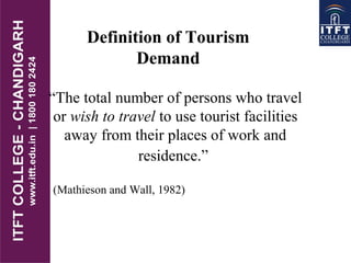 ITFT-Demand in tourism grography | PPT