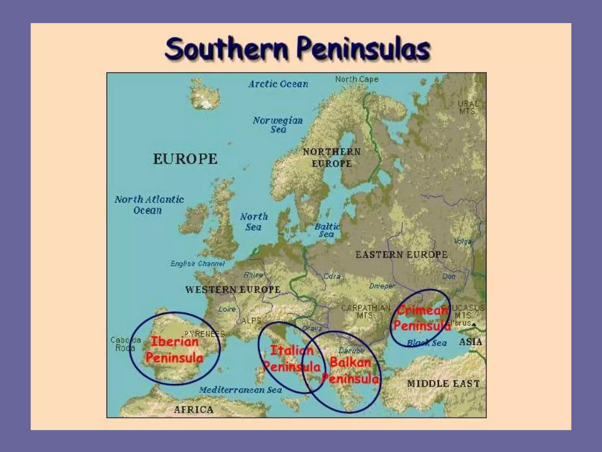 Geography of Europe | PPTX