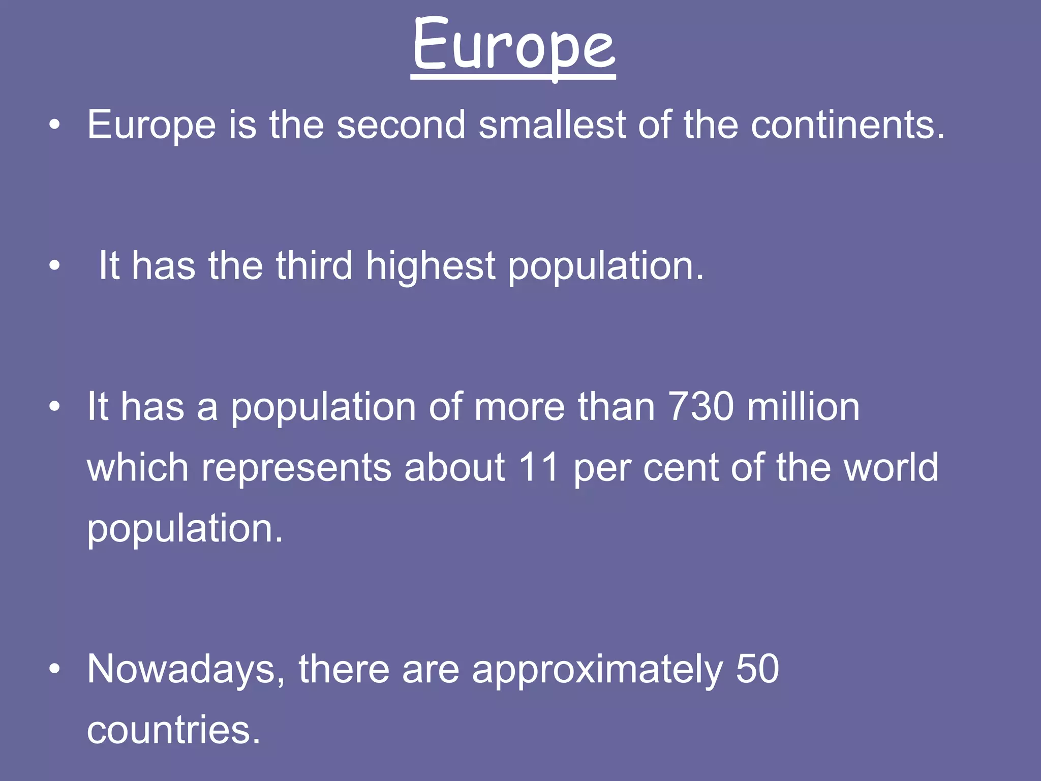 Geography of Europe | PPTX