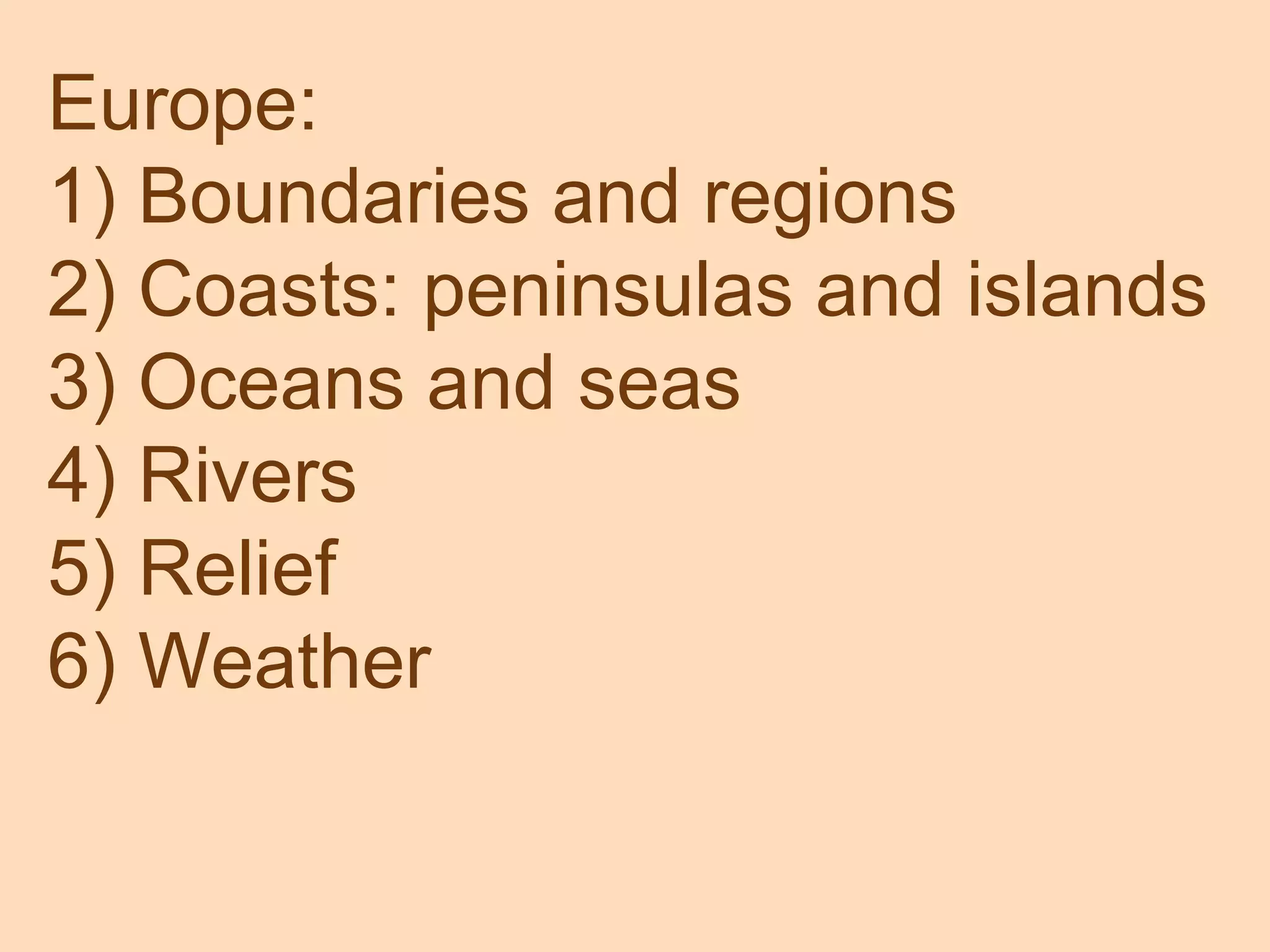Geography of europe def1 | PPS