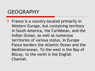 Geography of france | PPT