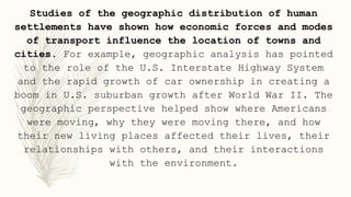 Geography of global processes | PPTX