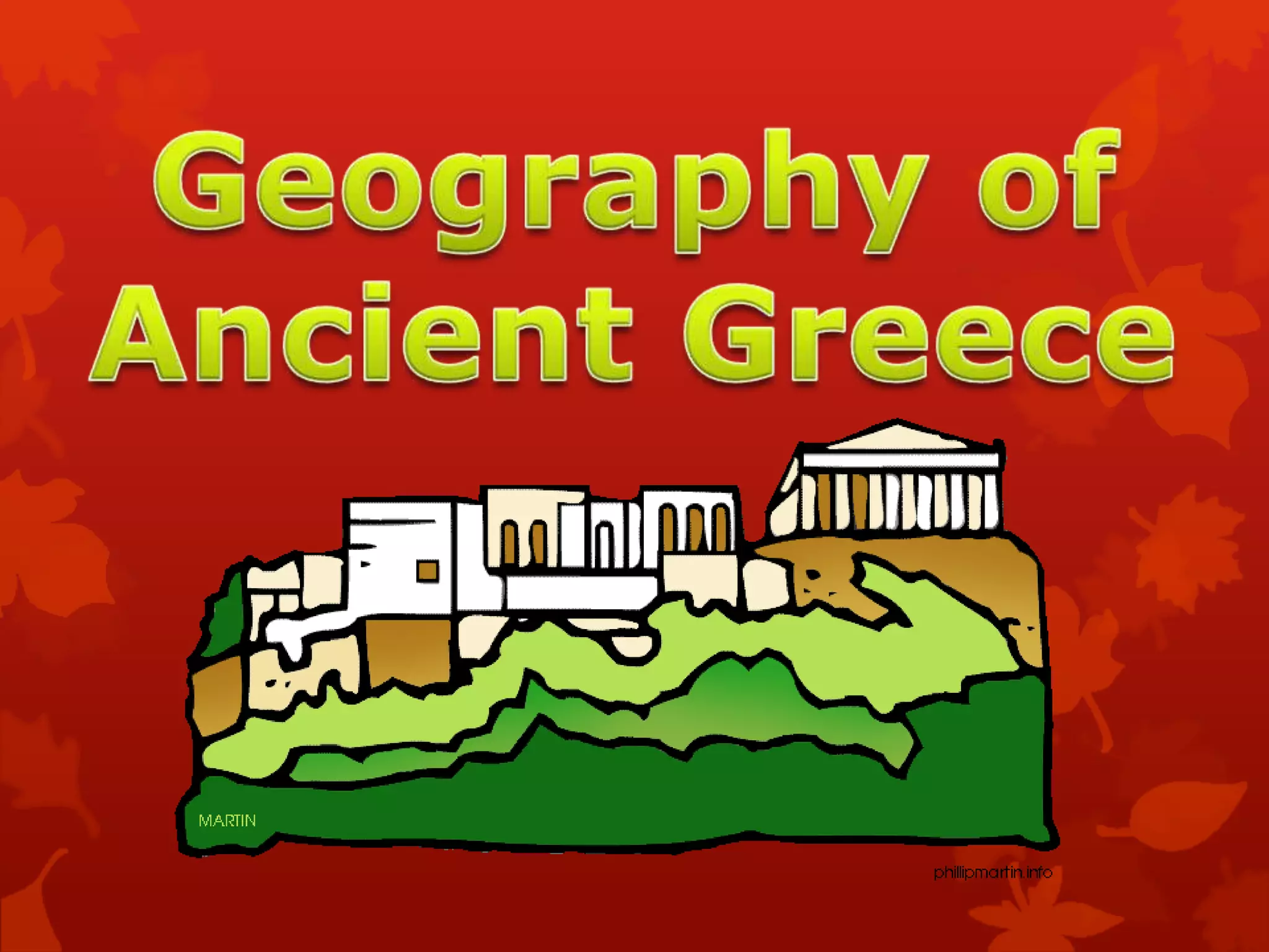 Geography of greece slideshow | PPTX