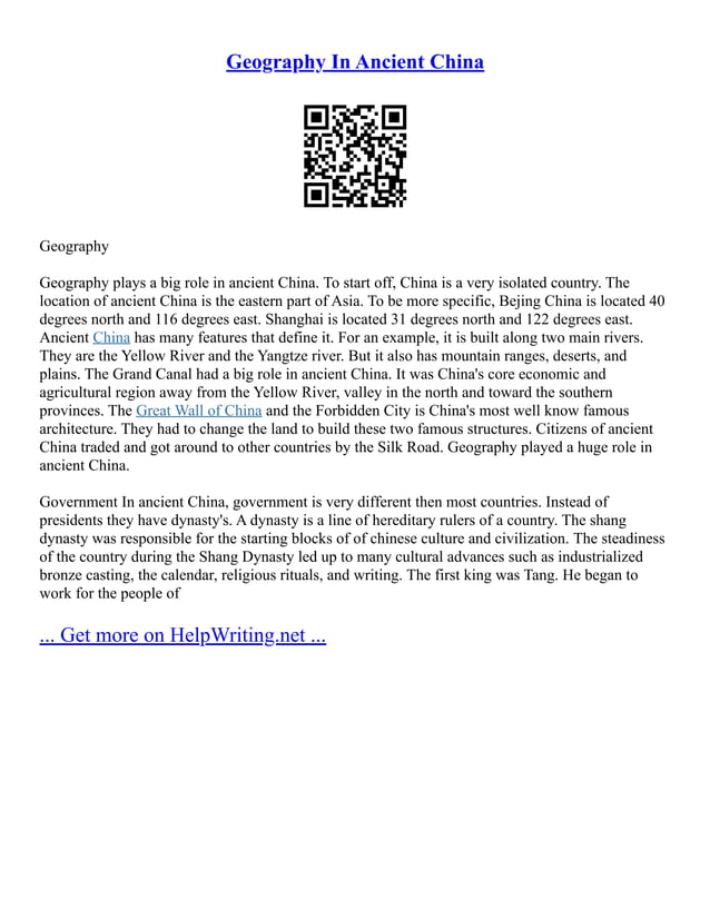 Geography Of Human Wellbeing Report | PDF