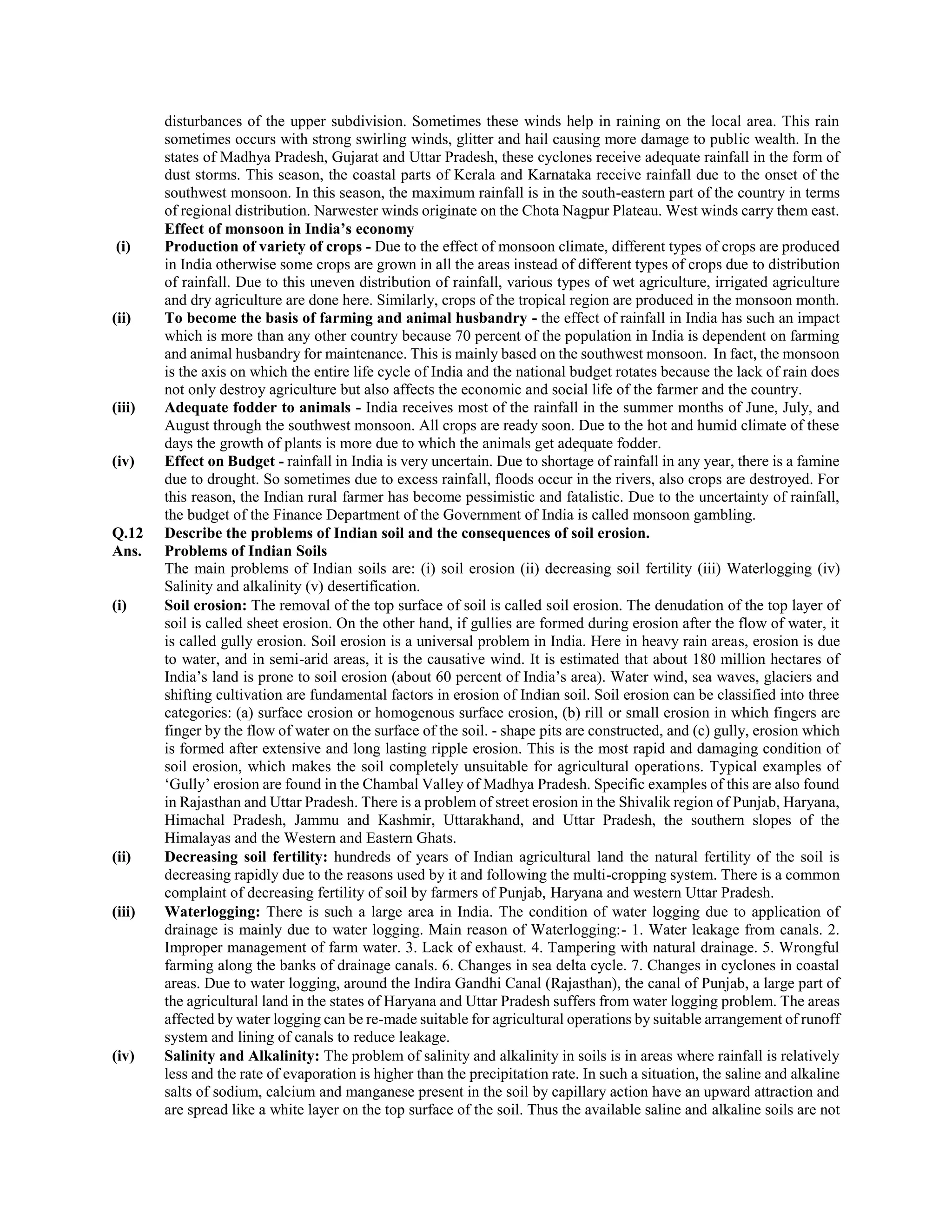 Geography of India | DOCX