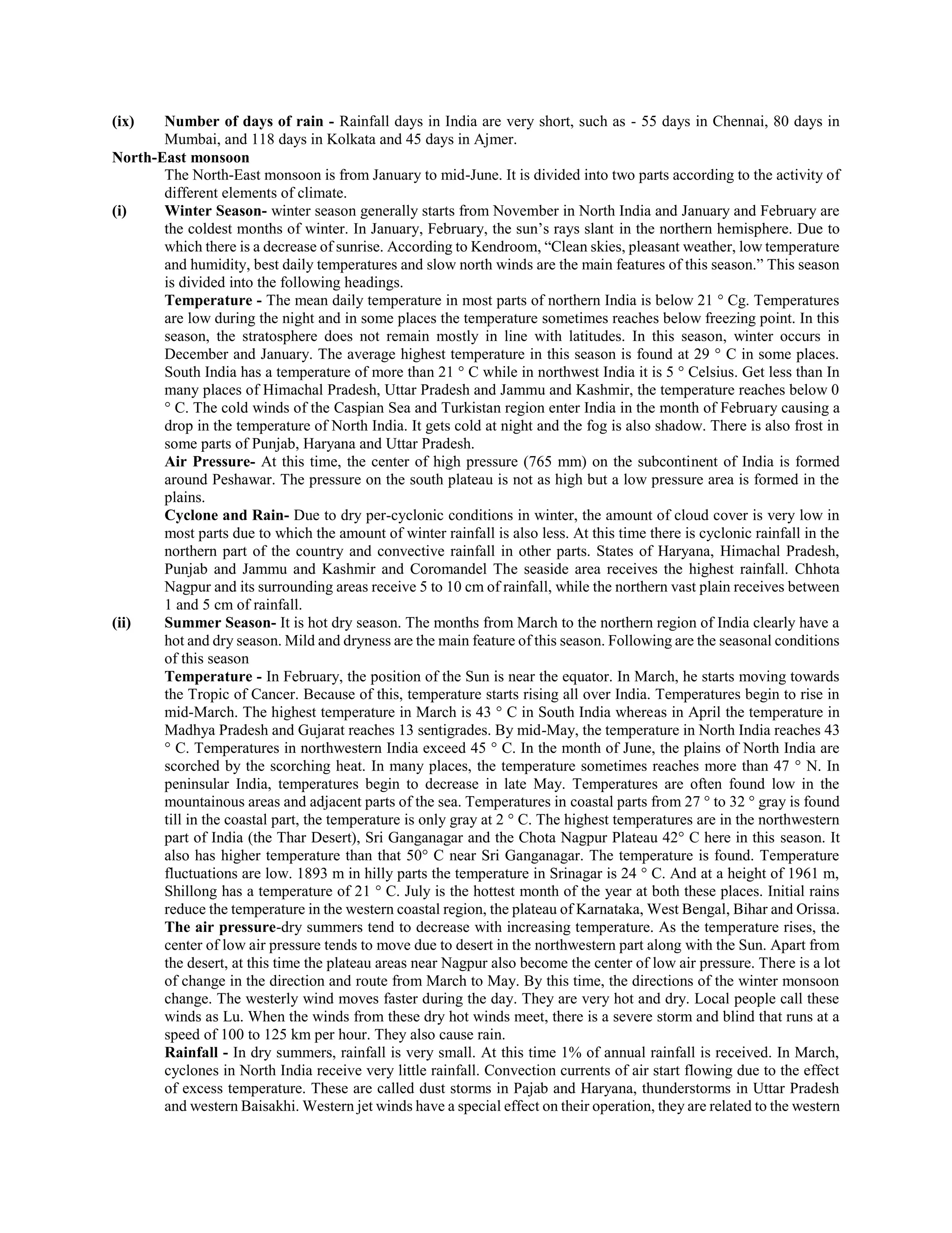 Geography of India | DOCX