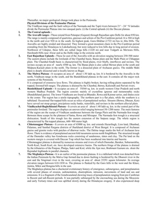 Geography of India | DOCX