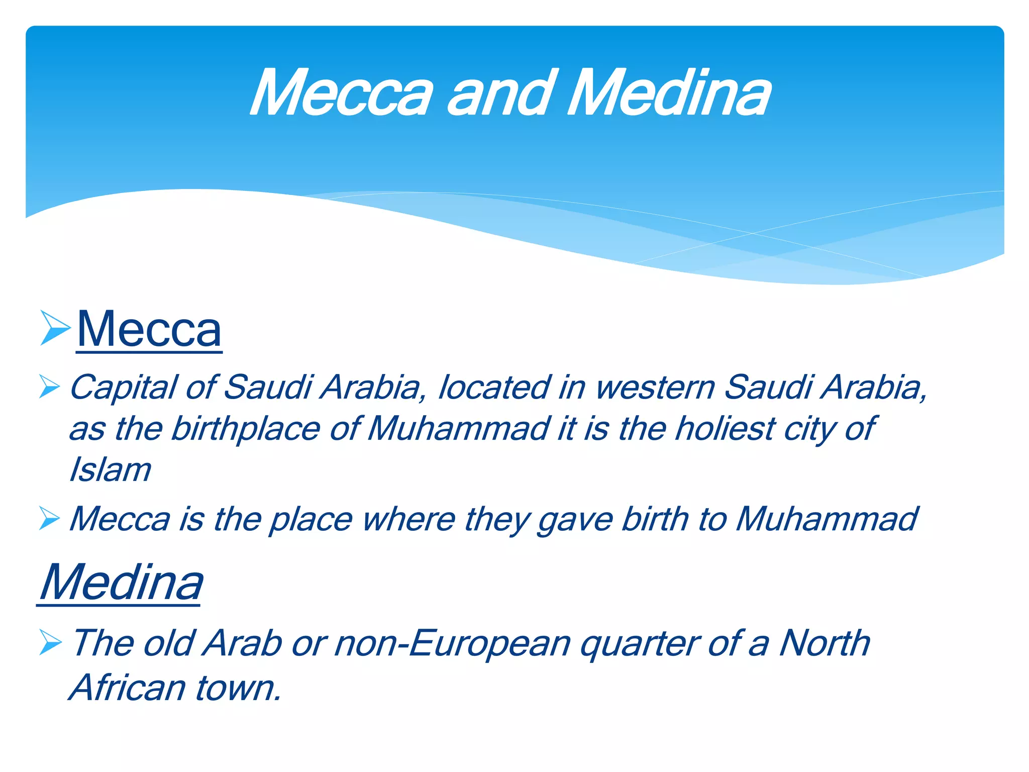 Geography of islam | PPTX