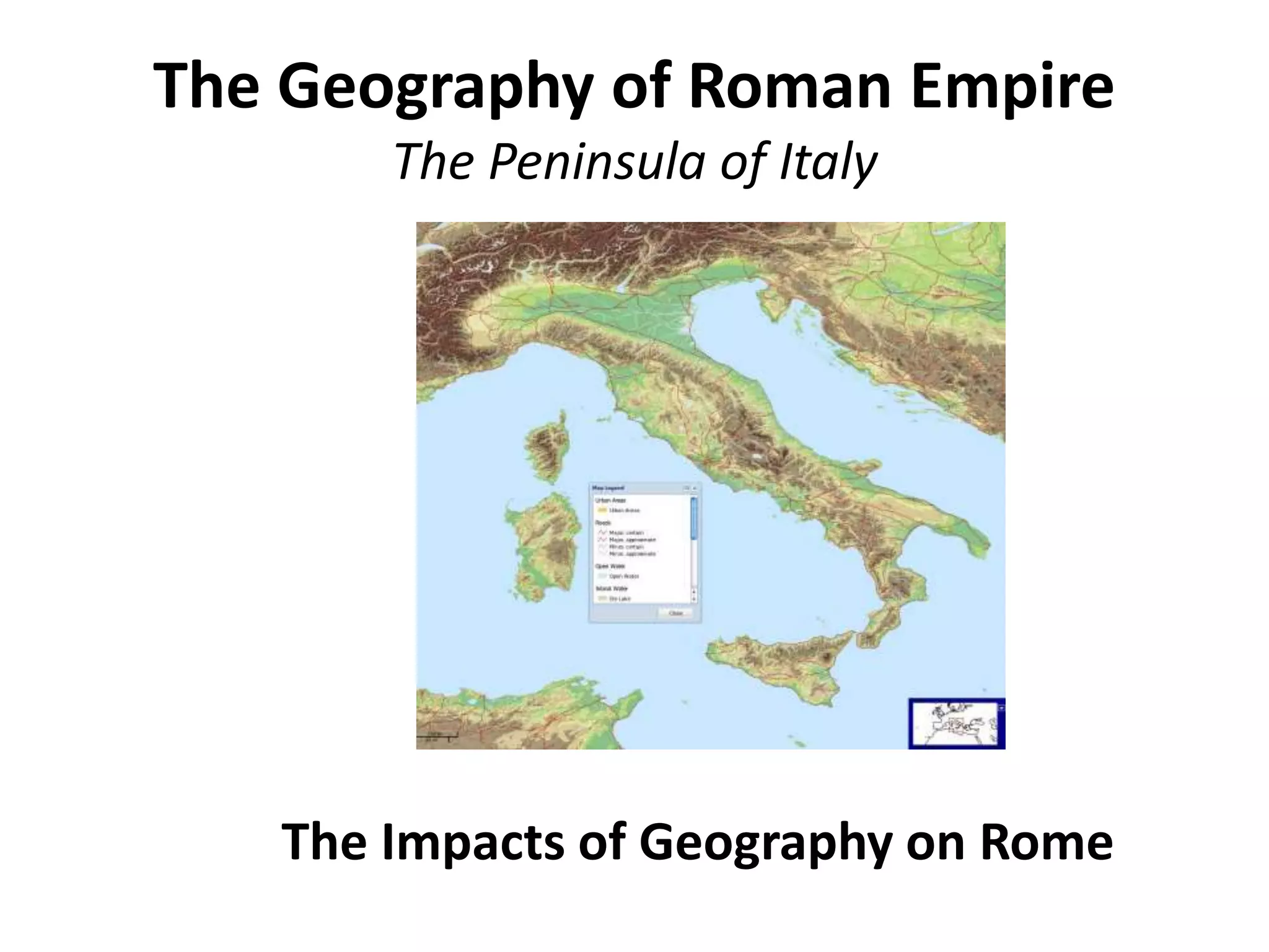 Geography of italy | PPTX