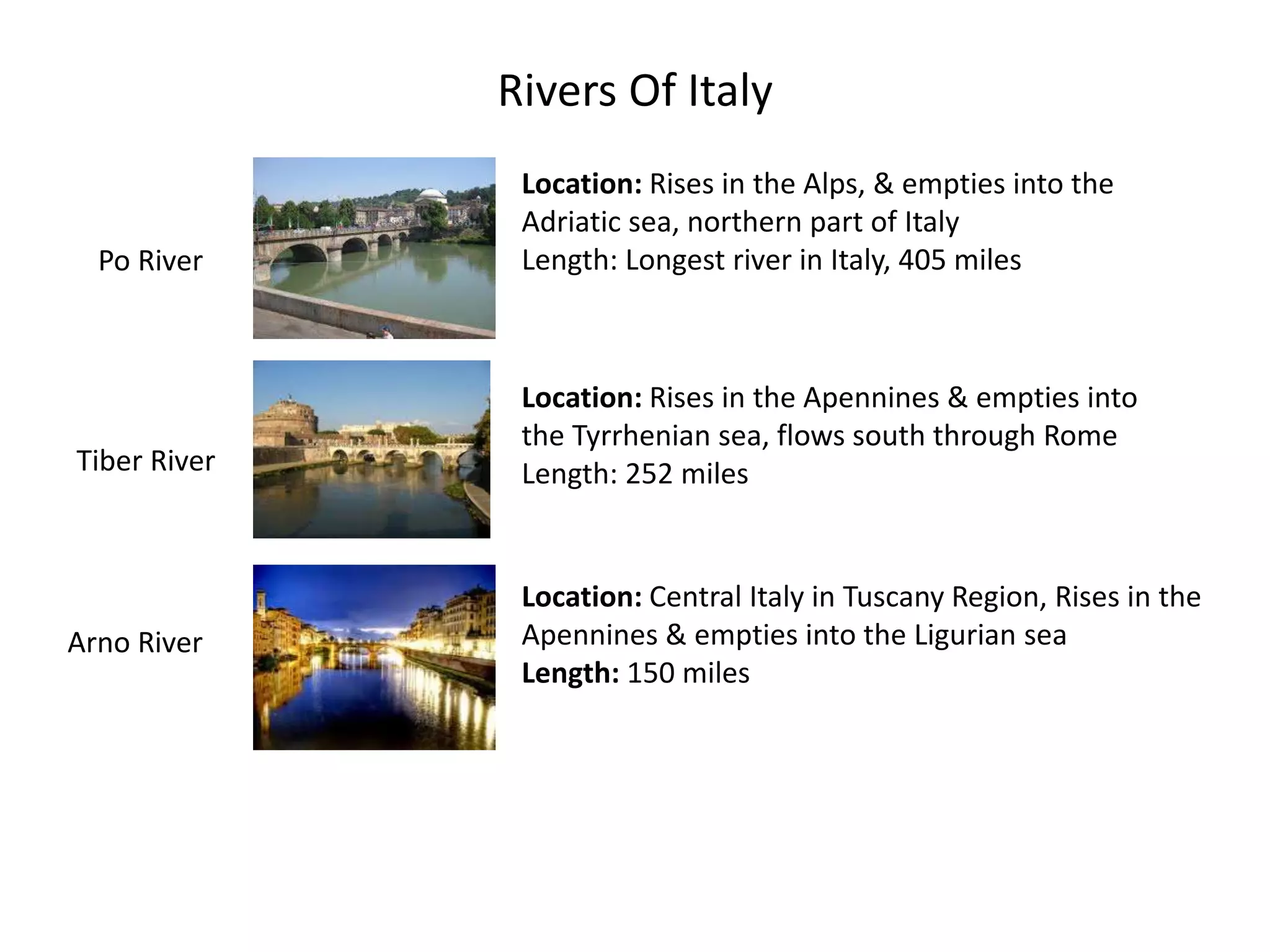Geography of italy | PPTX