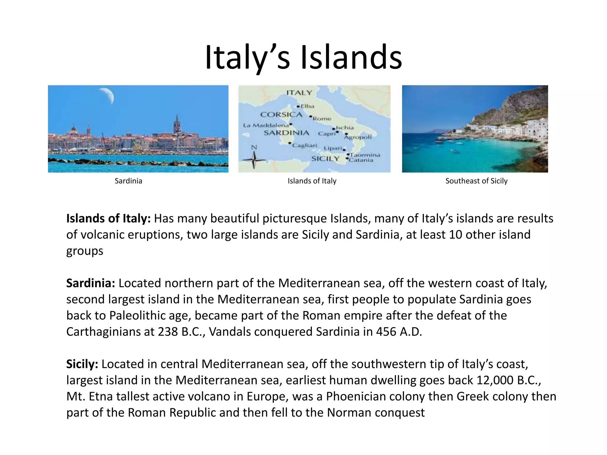 Geography of italy | PPTX
