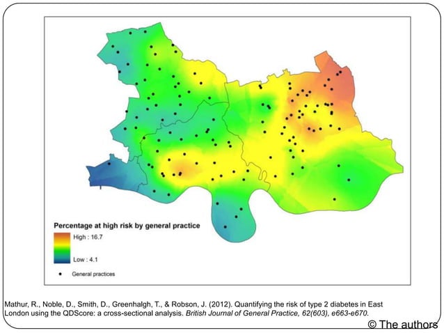 Small Area Spatial Modelling And Mapping Of Health Ppt