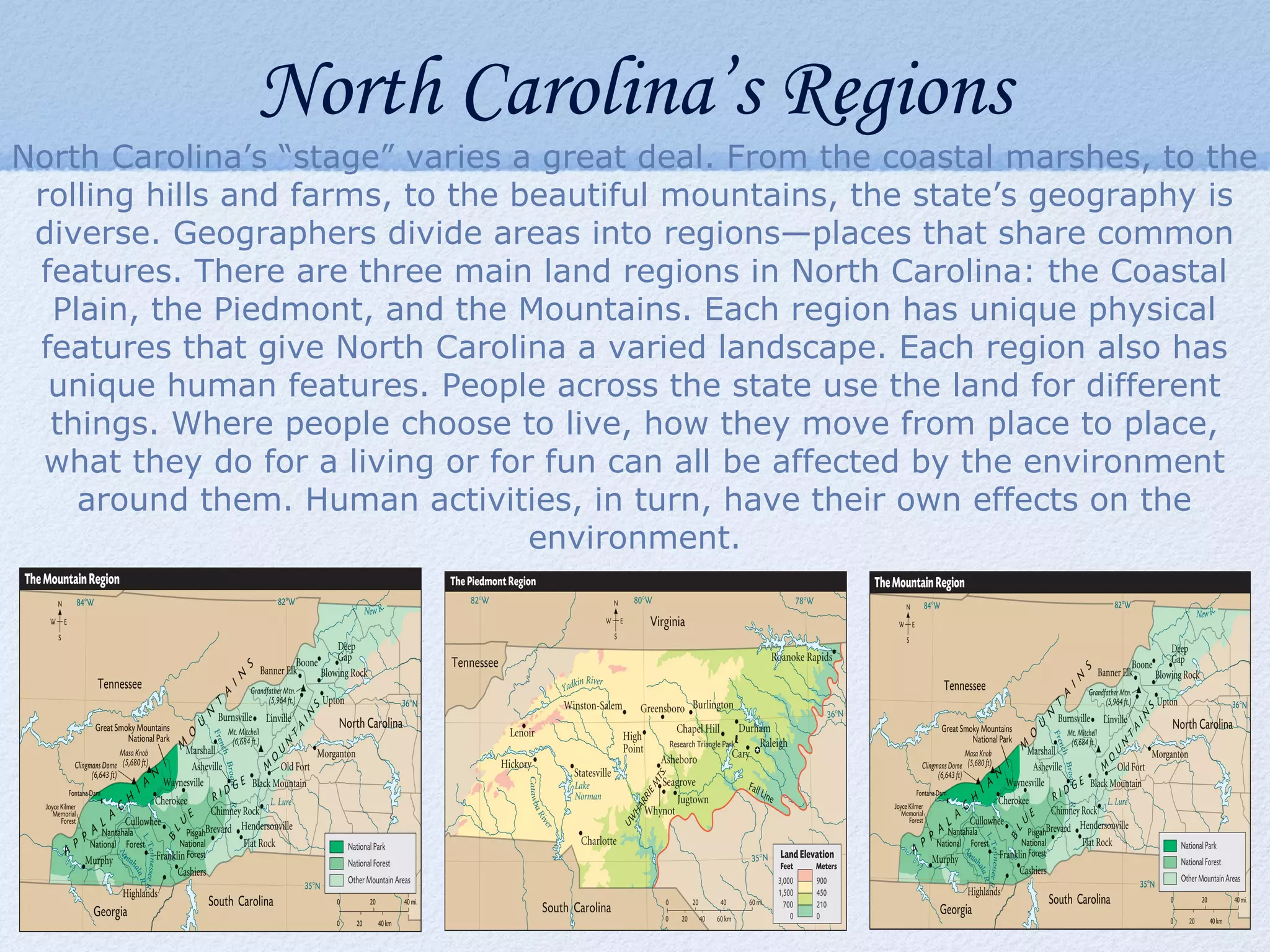 Geography of NC | PPT