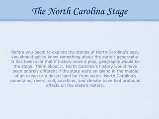 Geography of NC | PPT