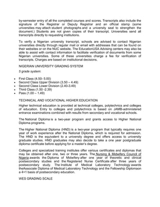 Geography of Nigeria | DOCX