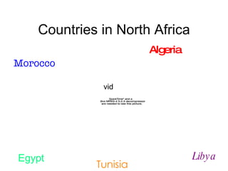 Geography Of North Africa | PPT
