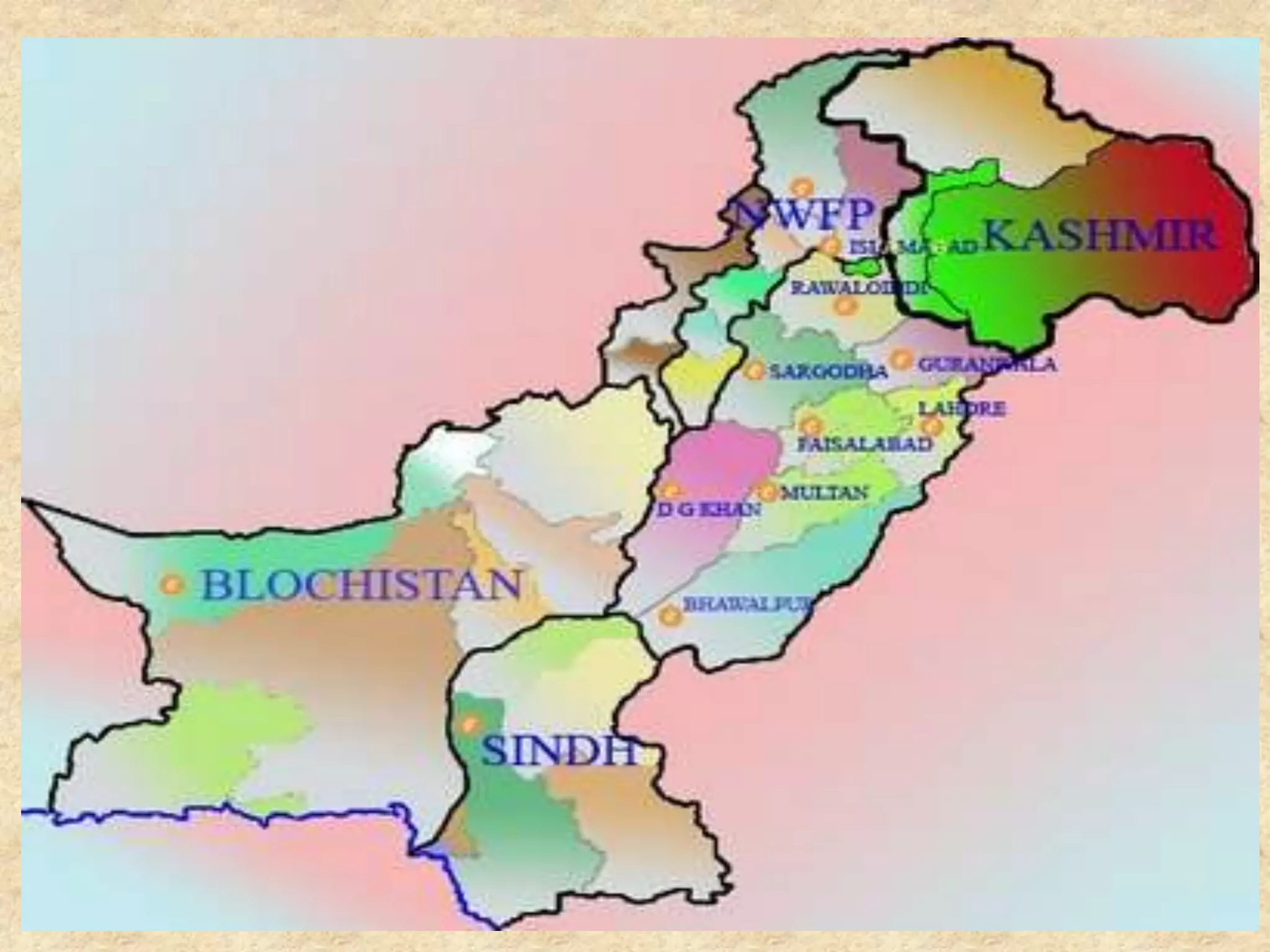 Geography of pakistan | PPTX