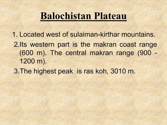 Geography of pakistan | PPT