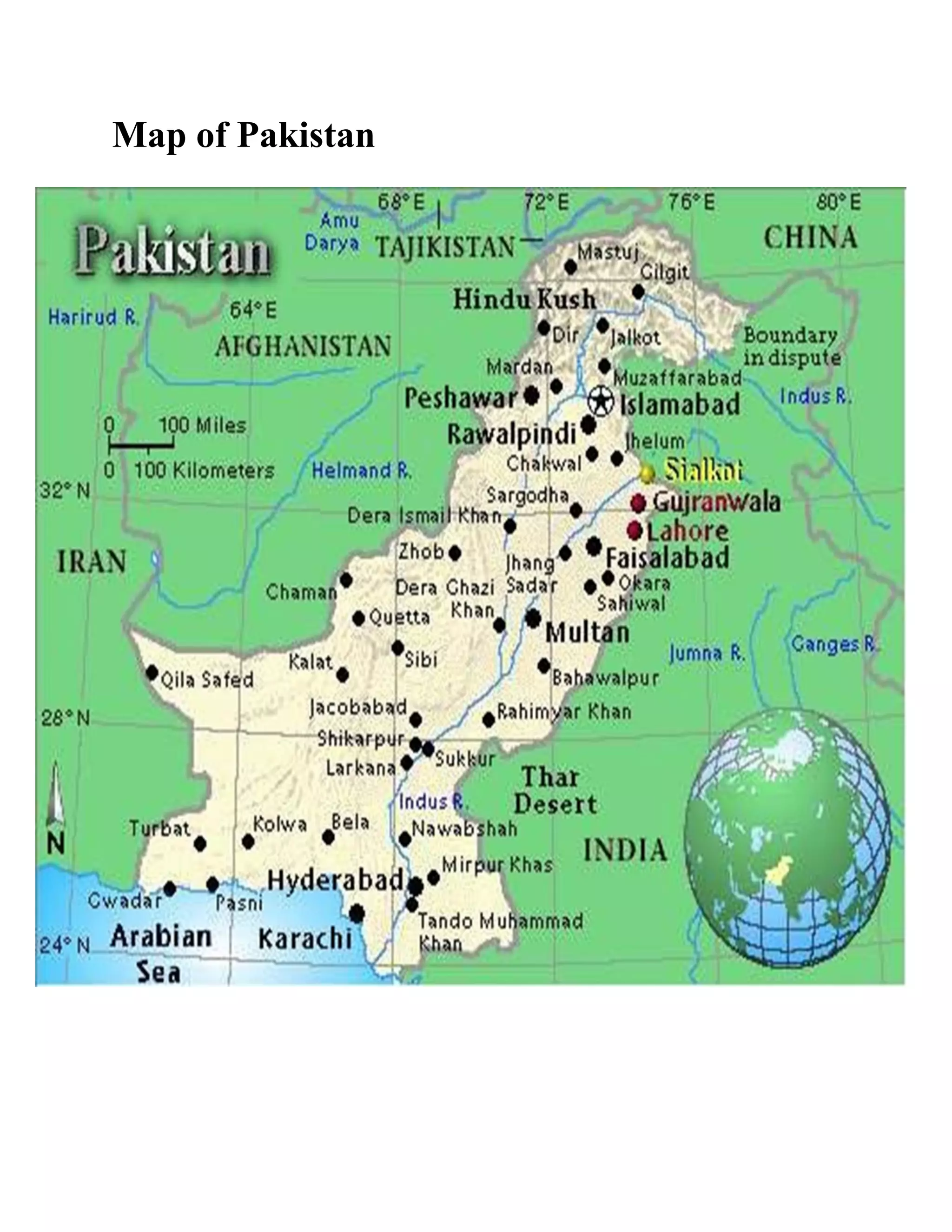Geography of pakistan | PDF