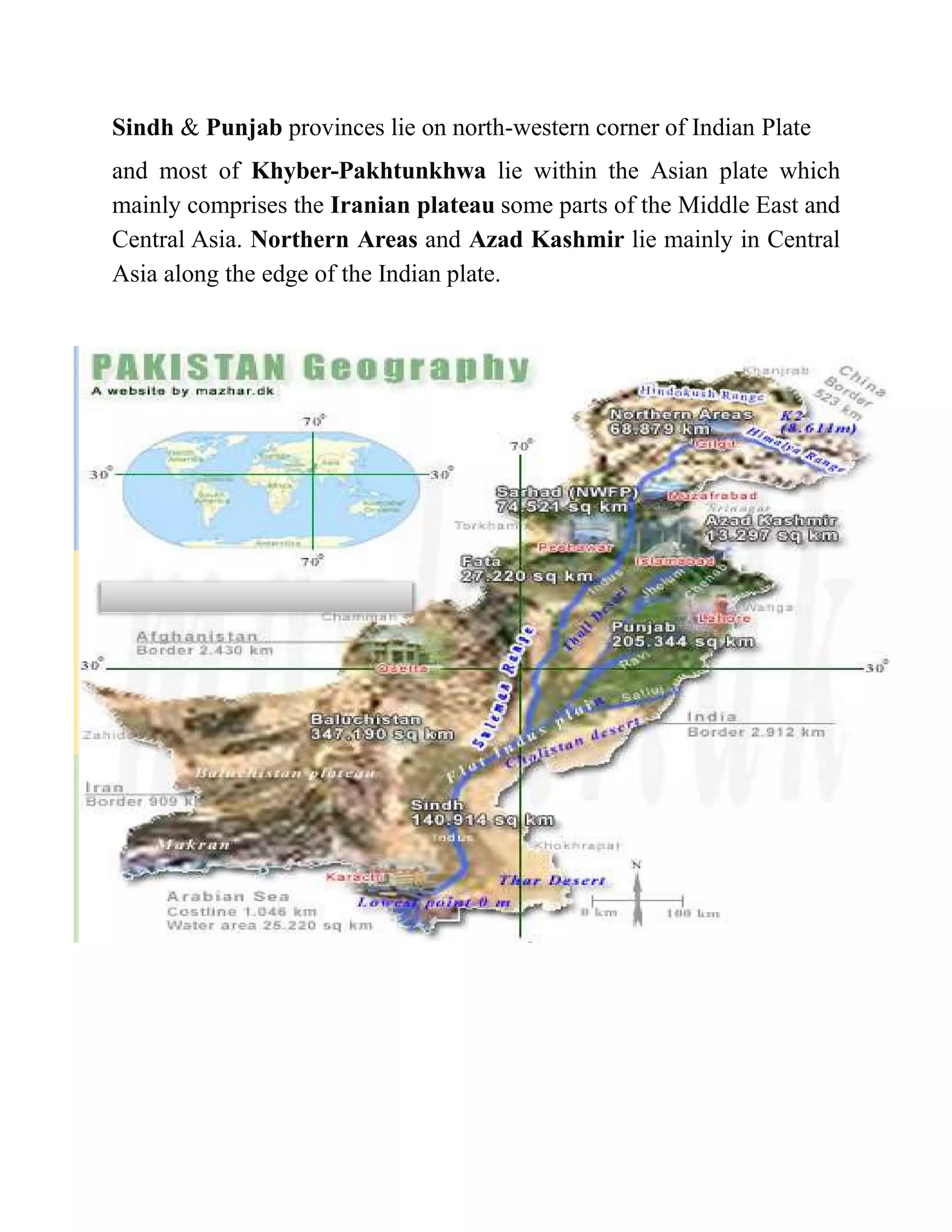 Geography of pakistan | PDF