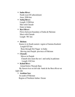 Geography of pakistan | PDF