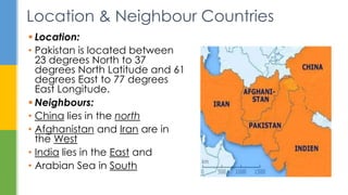 Geography of Pakistan | POTX