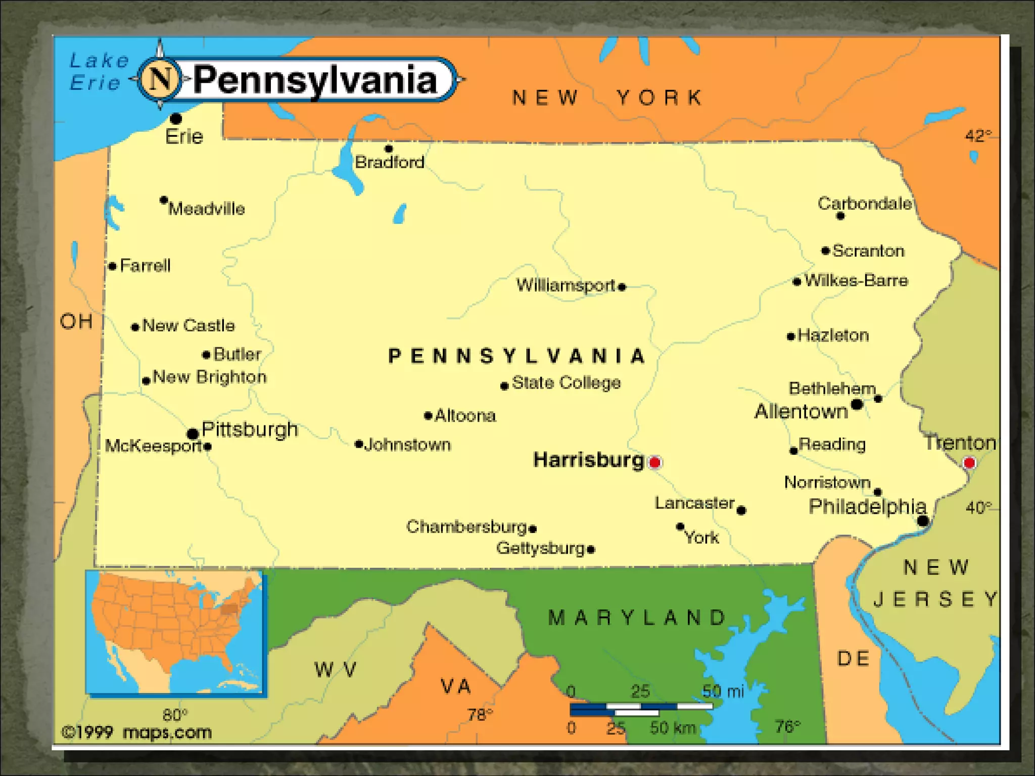 Geography of Pennsylvania | PPT