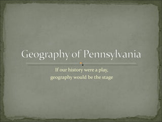 Geography of Pennsylvania | PPT