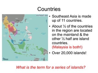 Geography of southeast asia | ODP