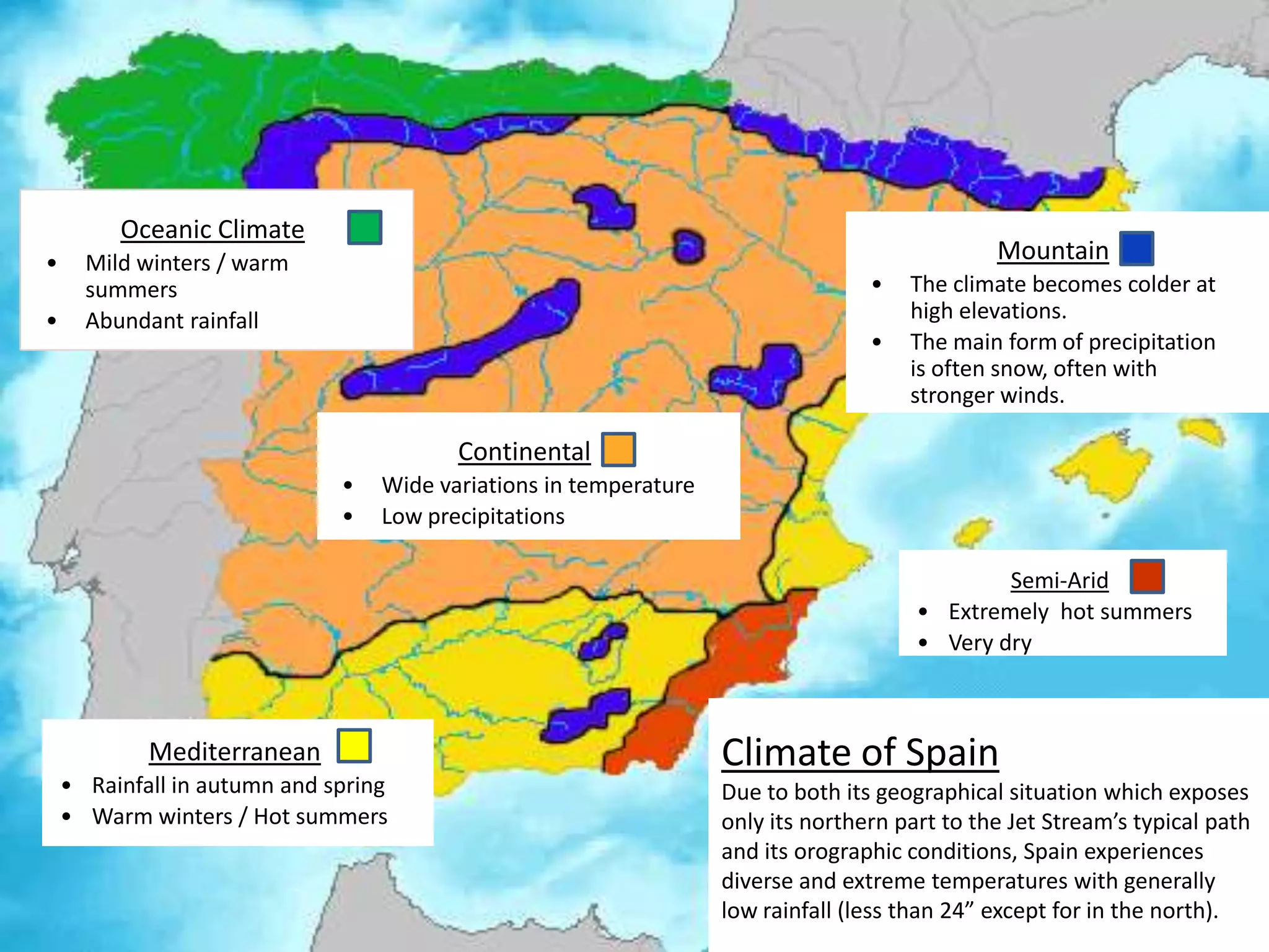 Geography of Spain | PPTX
