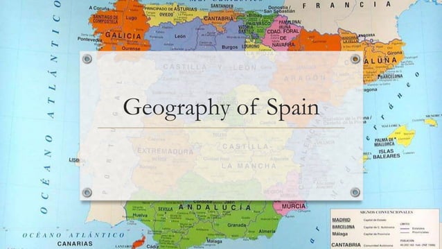 Geography of spain | PPTX | Geography | Science