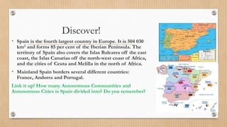 Geography of spain | PPTX | Geography | Science