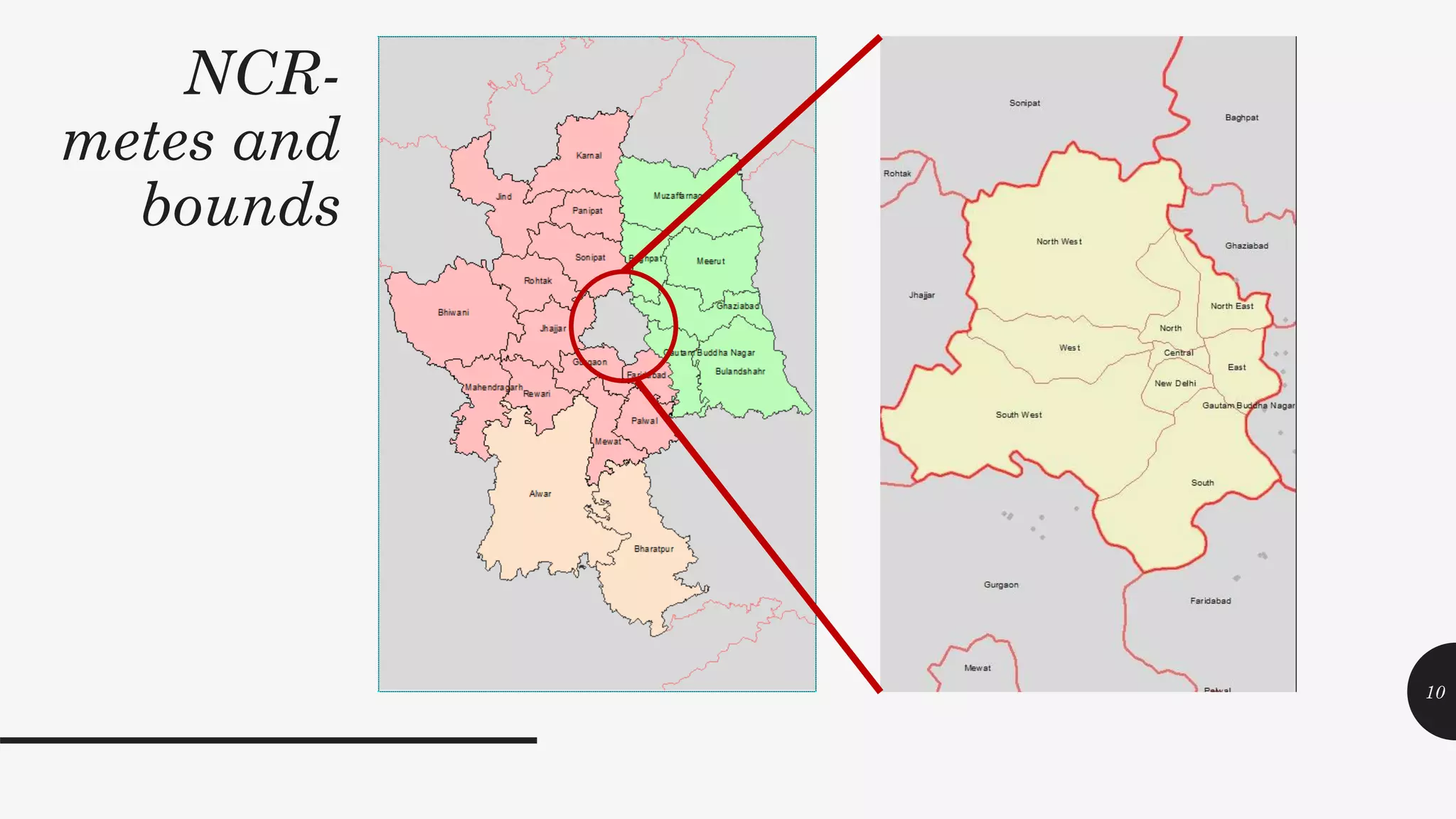 Geography of the Colossus: Space, Place and People of Delhi NCR | PPT