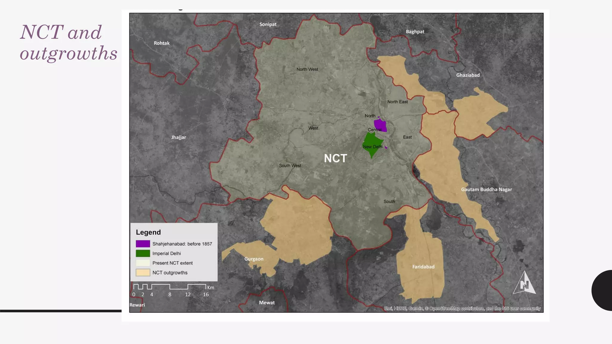 Geography of the Colossus: Space, Place and People of Delhi NCR | PPT