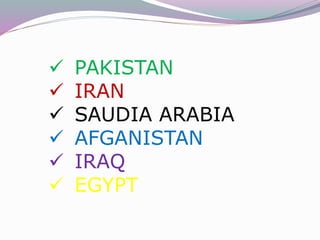Geography of the muslim world class 7th | PPTX