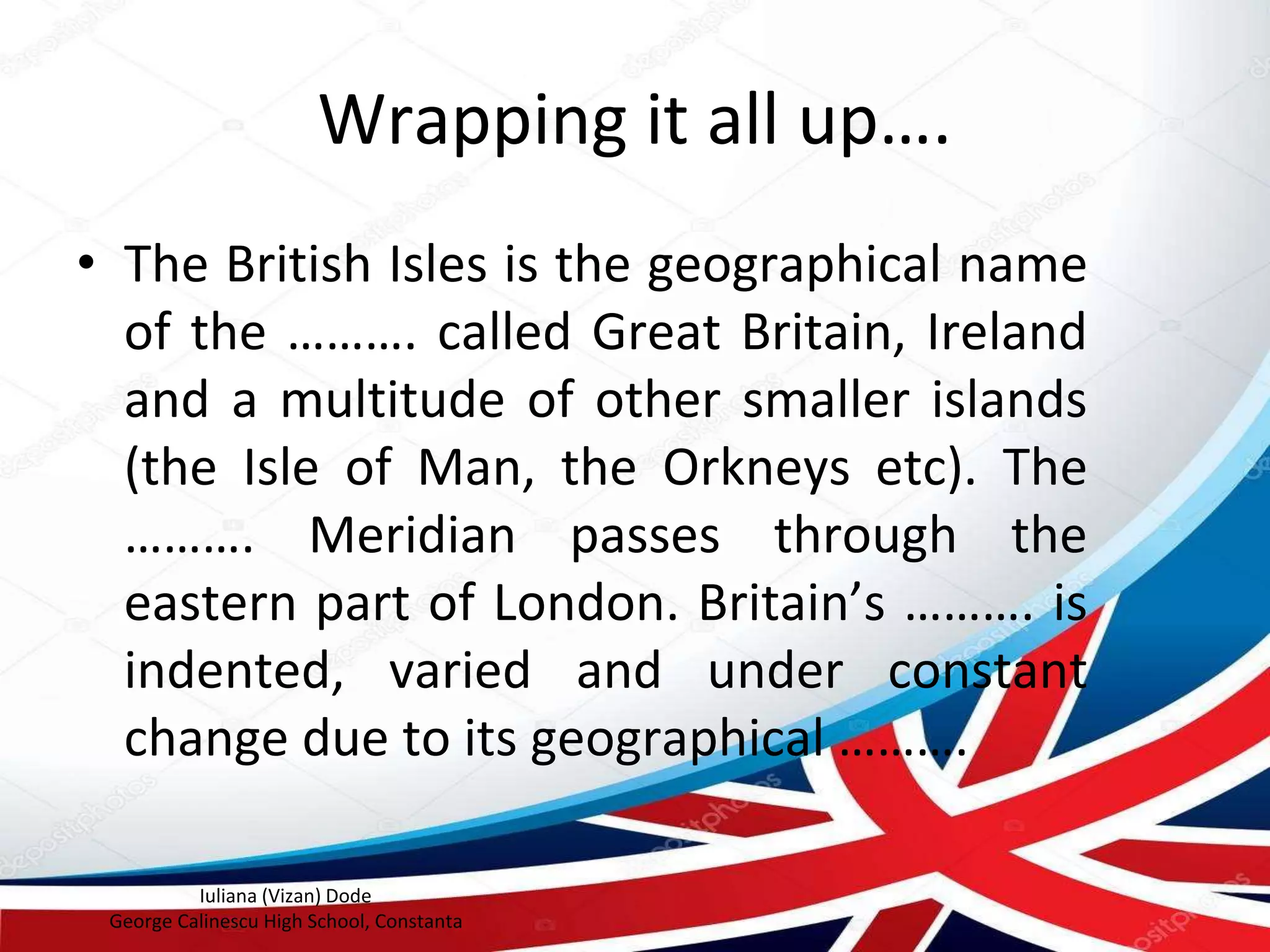 Geography of the UK. Lesson 1.pptx