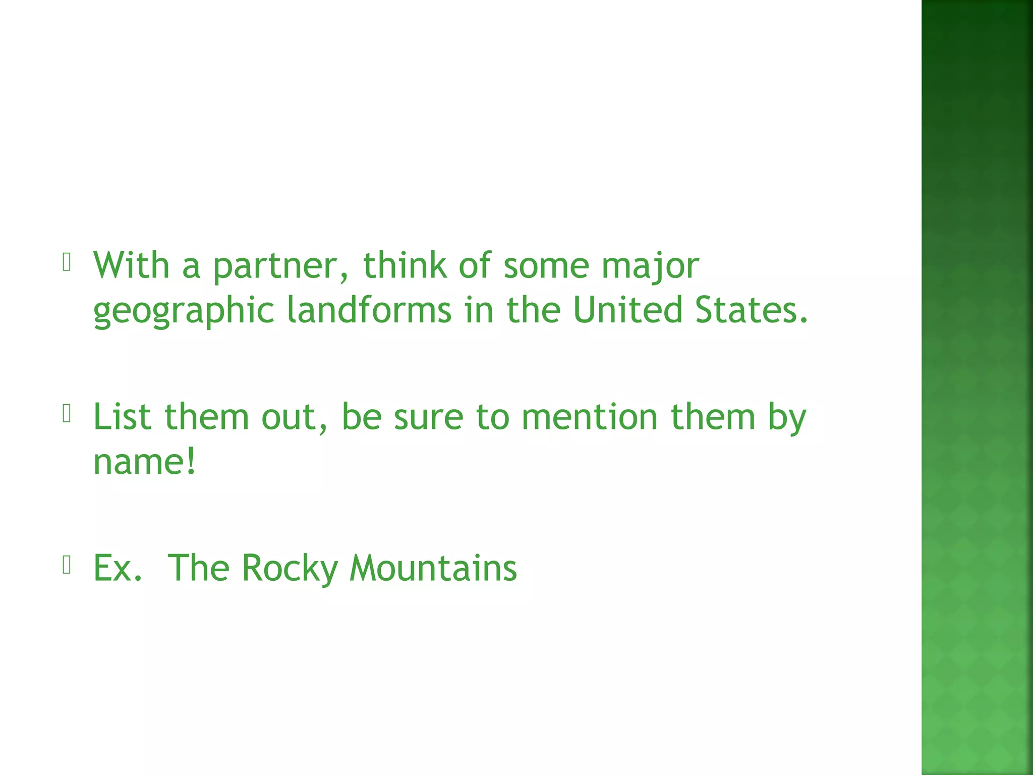 Geography of the united states | PPT