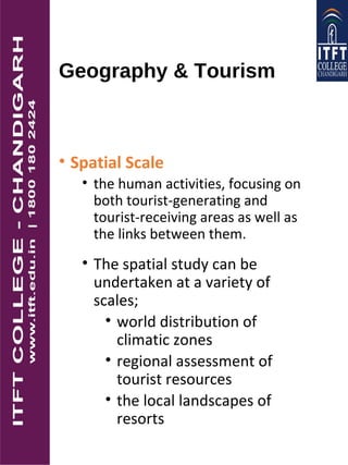 ITFT-Tourism Geography | PPT