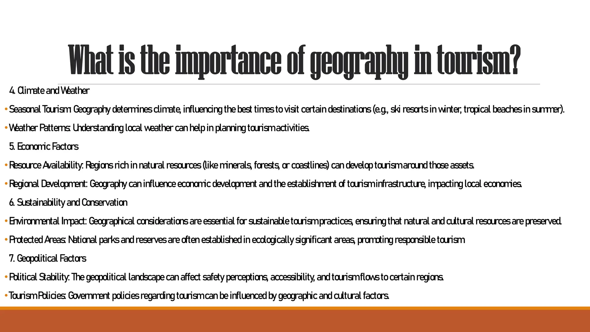 Geography of Tourism: GIS and Tourist Map | PPT